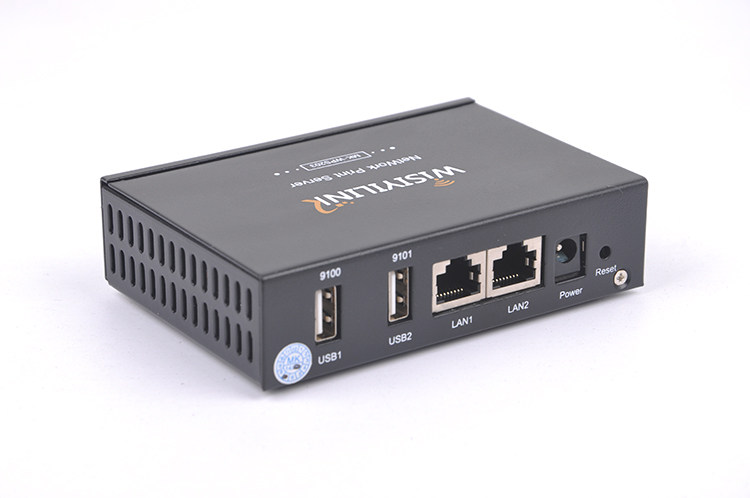 Wisiyilink WPS203 dual USB port print server network share printing ...