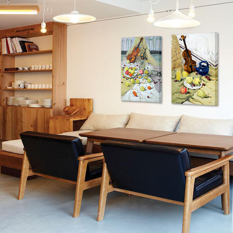 Купить Фреска Живопись гуашью скрипка современной гостиной декоративной ...