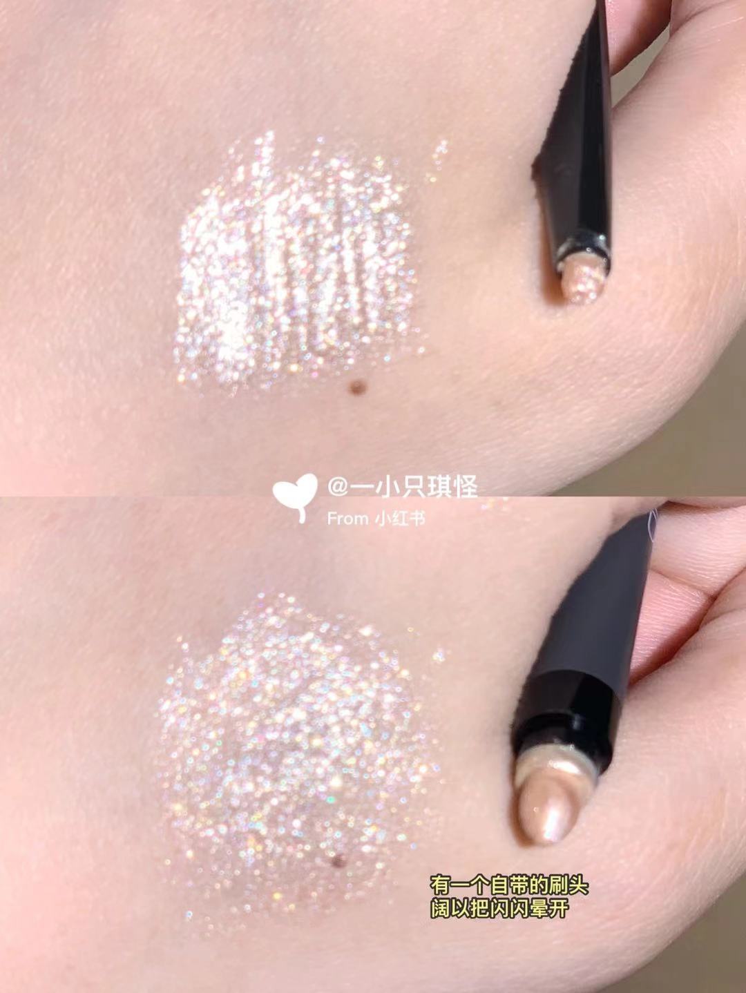 落泪感 unny新品双头卧蚕笔S02怎么用才不显脏？保姆级教程来了！_眼影_淘宝美妆网