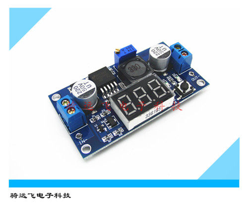DC-DC boost module Digital voltmeter display LM2577 digital boost ...