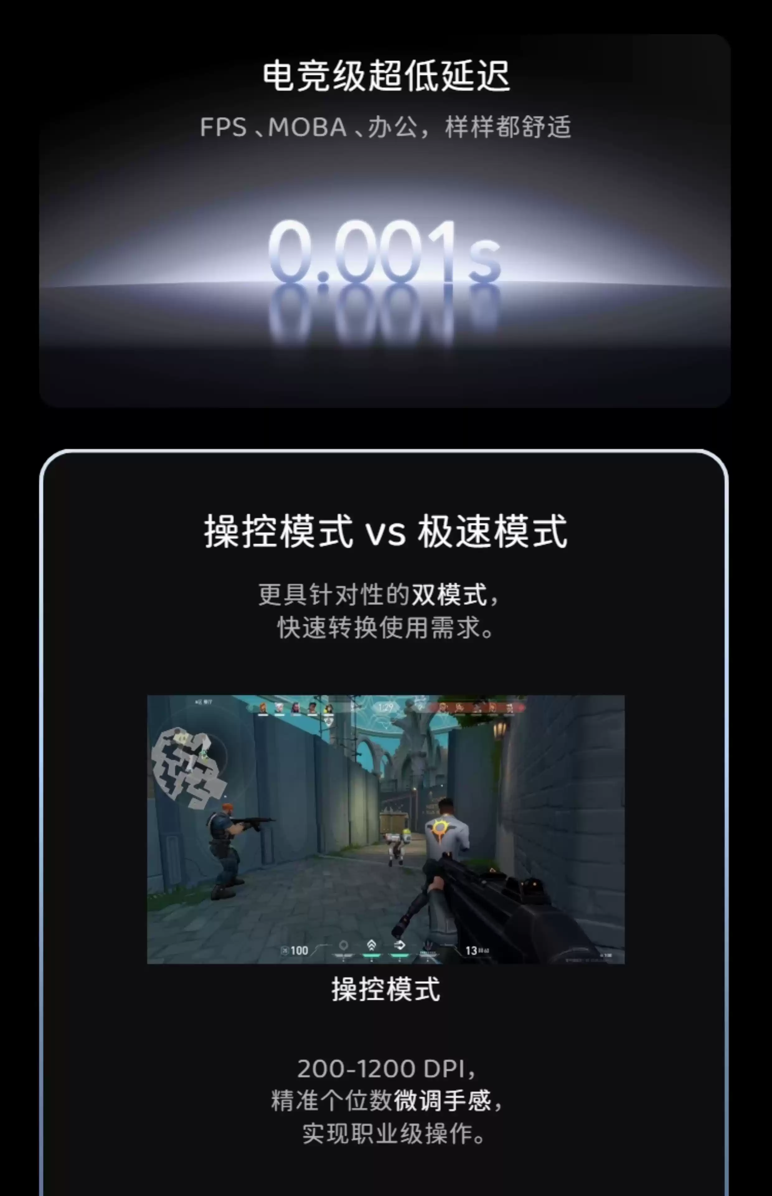 名龙星球MX301电竞无线鼠标Csgo射击LOL宏蓝牙办公笔记本台式电脑