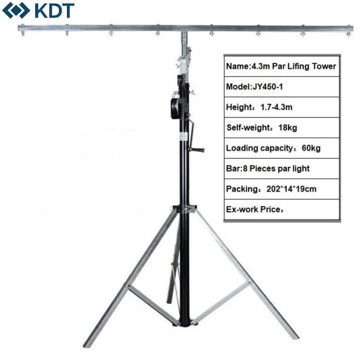 6m 250kg Line Array Speaker Truss Lift Tower Crank Up Stand - Buy Line ...