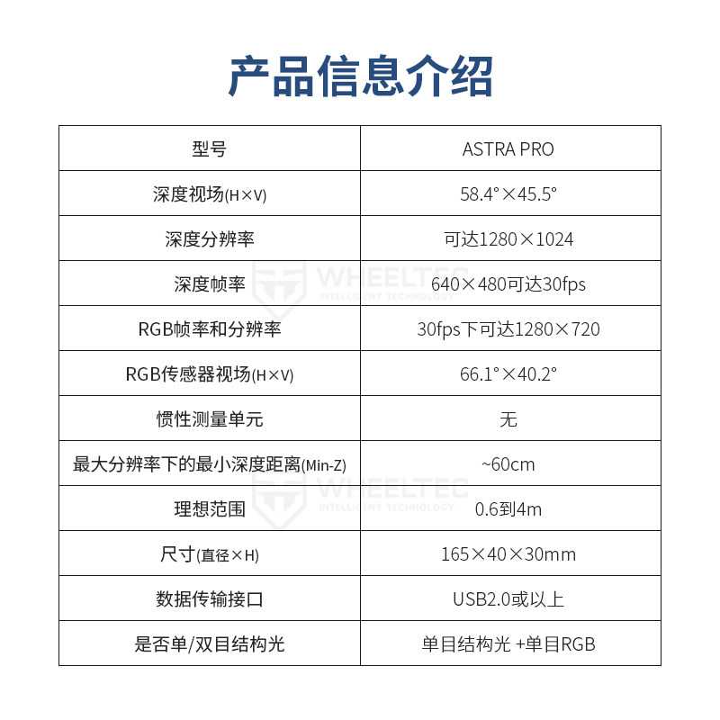 奥比中光Astra pro Plus：3D结构光深度相机，开启智能感知新时代！-智能摄像-淘宝百科网