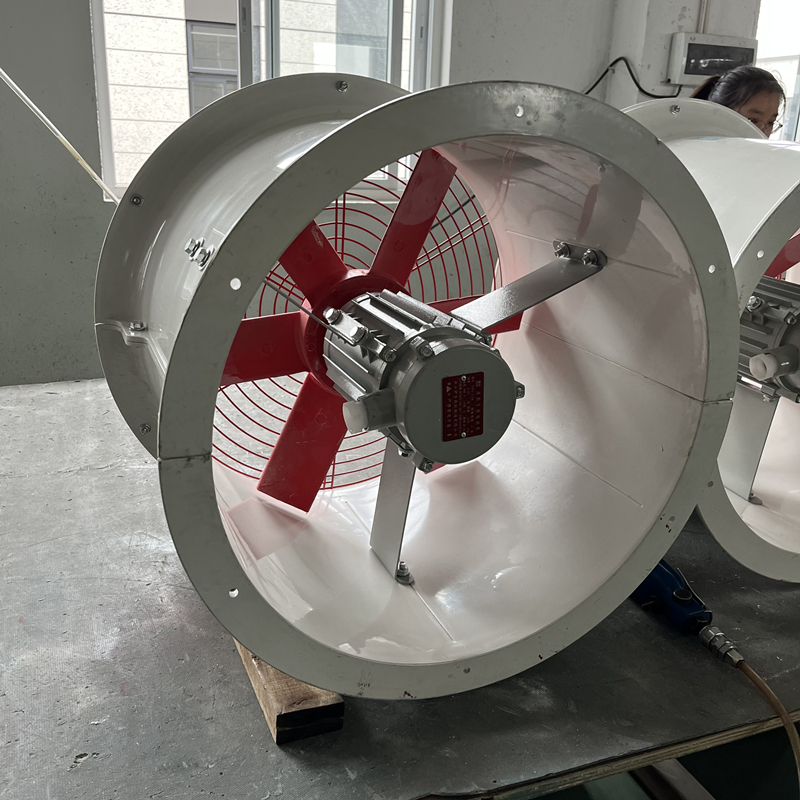 防腐防爆轴流风机BFT35-11-2.8 阻燃玻璃钢通风机 带证书出风弯管-阿里巴巴