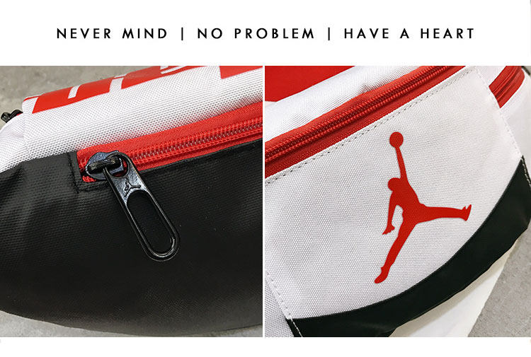 Japanese new AJ Jordan waist bag men and women bag messenger bag ...