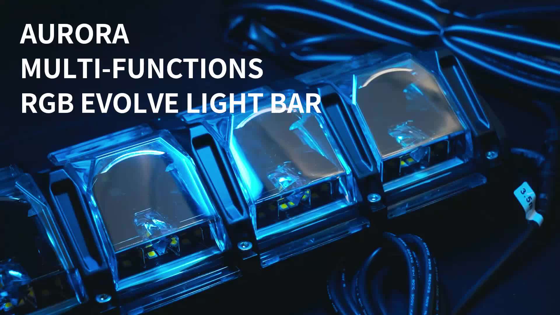China First Multifunctional Evolve Light Bar Offroad 10 Inch Led Rgb ...