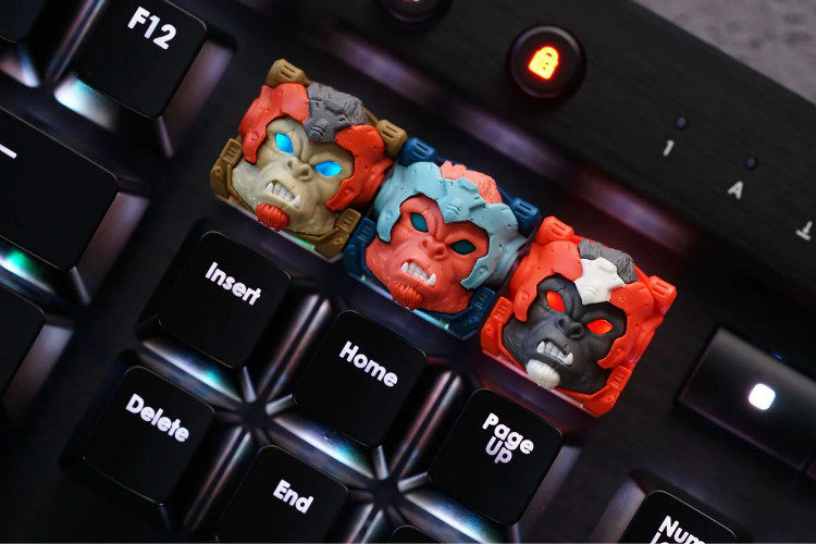 【ZD】Customized mechanical keyboard HOT KEYS HKP Diesel R1 resin ...