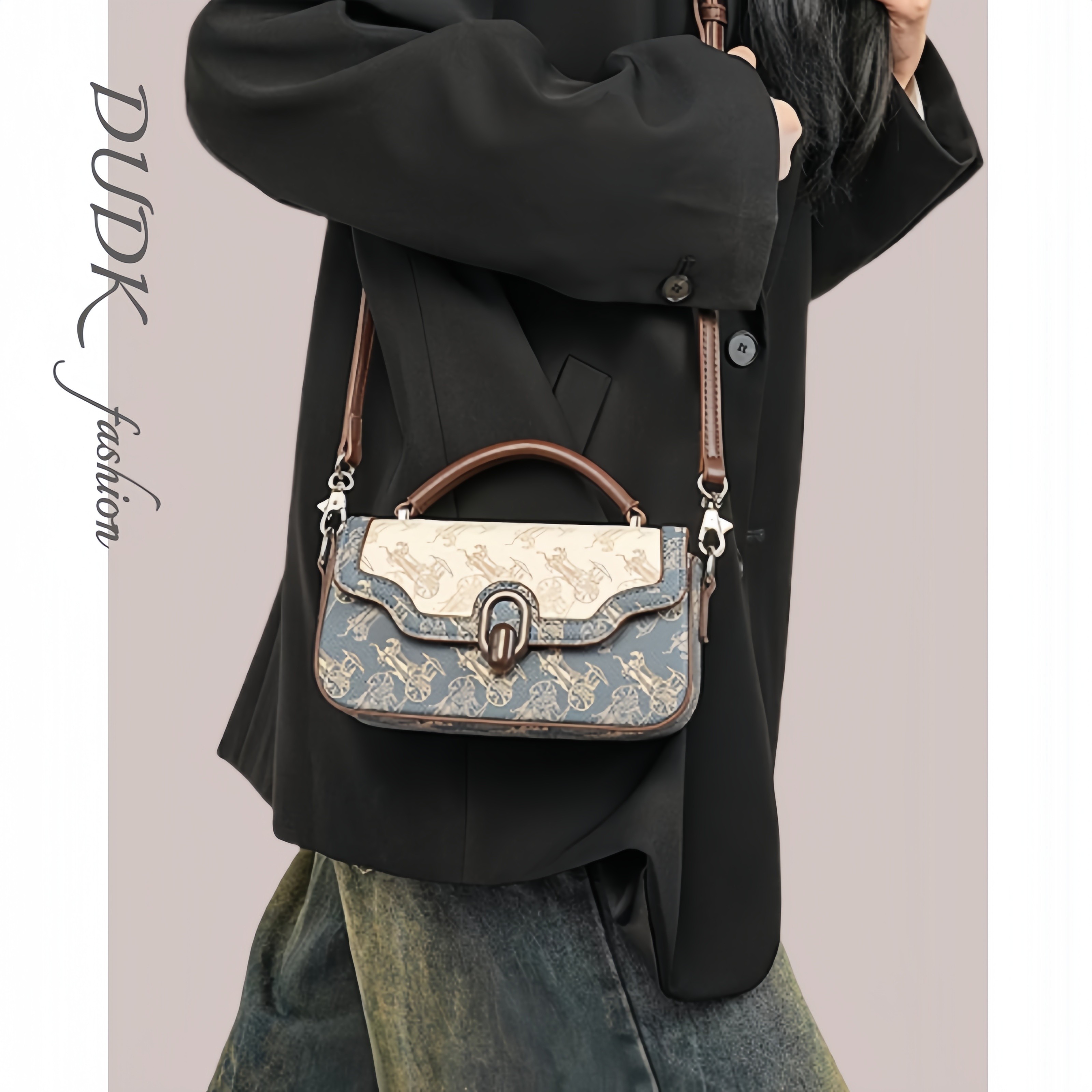 法国DUDK马车手机包：🌟轻奢质感，时尚通勤的完美选择！ -小方包-淘宝好物网