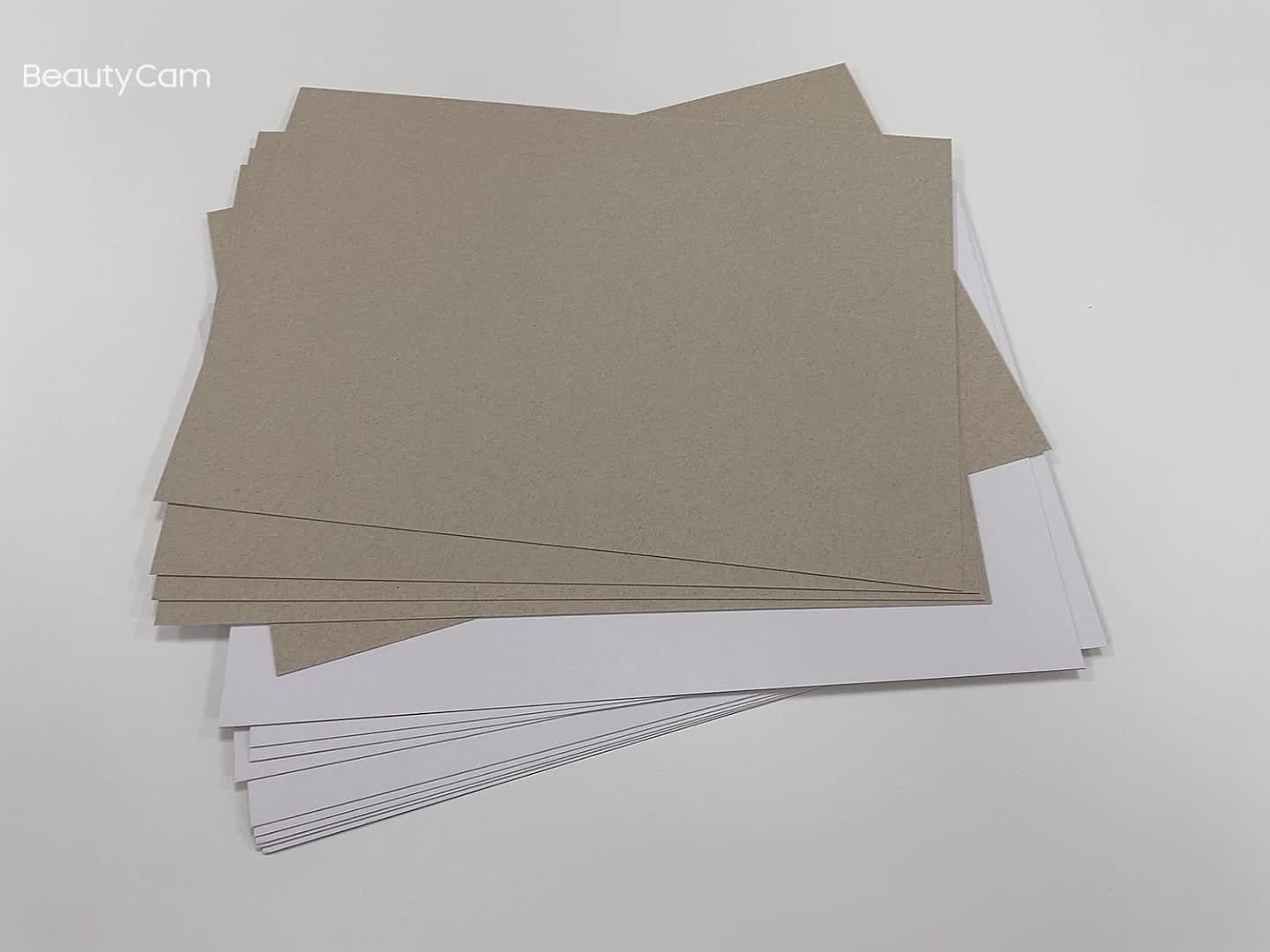 250gsm White Cardboard Paper Triplex Board & Duplex Back Paper Special ...