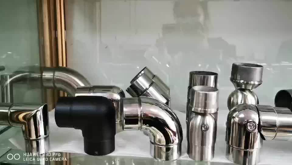 Stainless Steel Handrail Fittings Joint Adjustable Square Tube ...