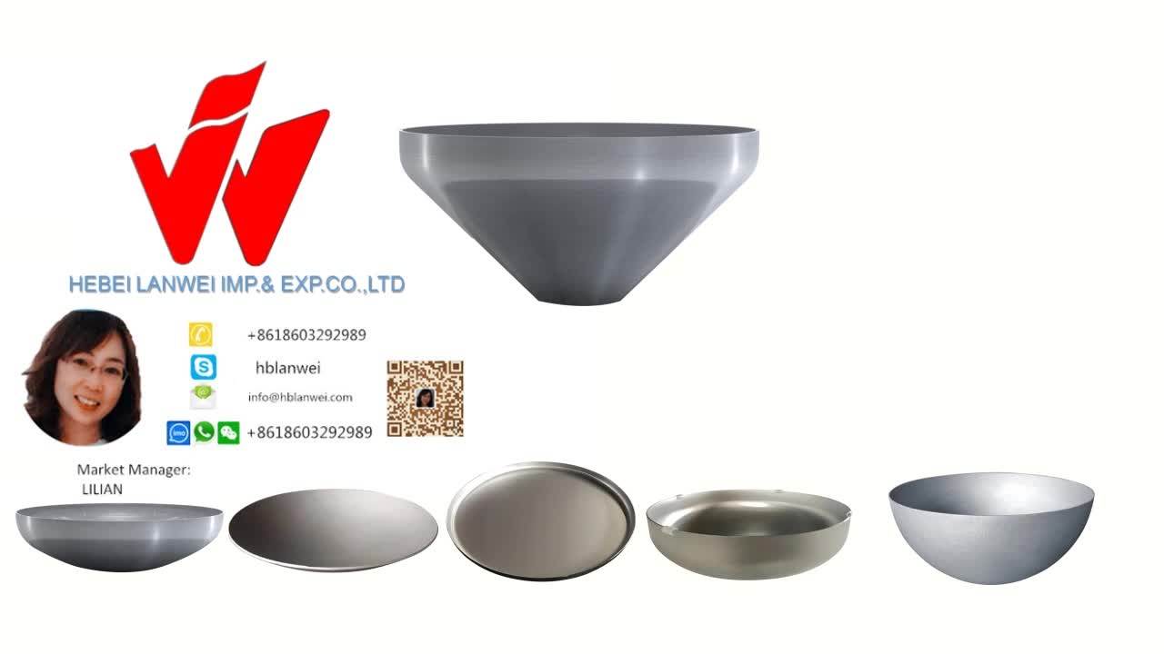 Elliptical Torispherical Hemisphere Spherical Conical Head For Tanks ...