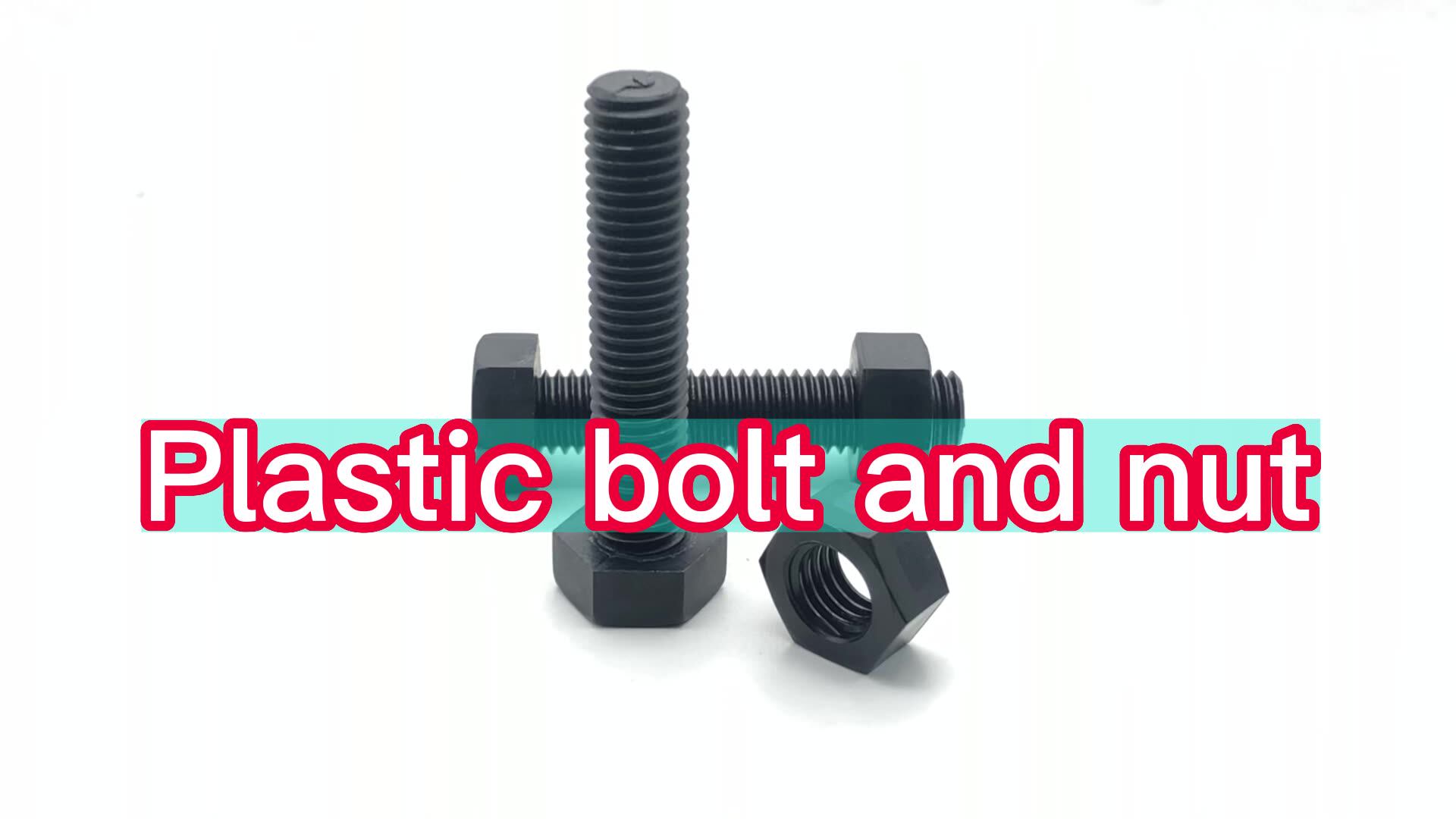Chinese Factory Supply Plastic Hex Head Screw Plastic Bolt Pa66 Nylon ...