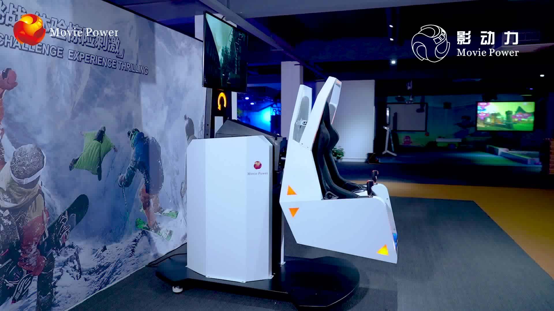 Flight Simulator Chair 720 Degree Rotating Flight Simulator 6dof Motion ...