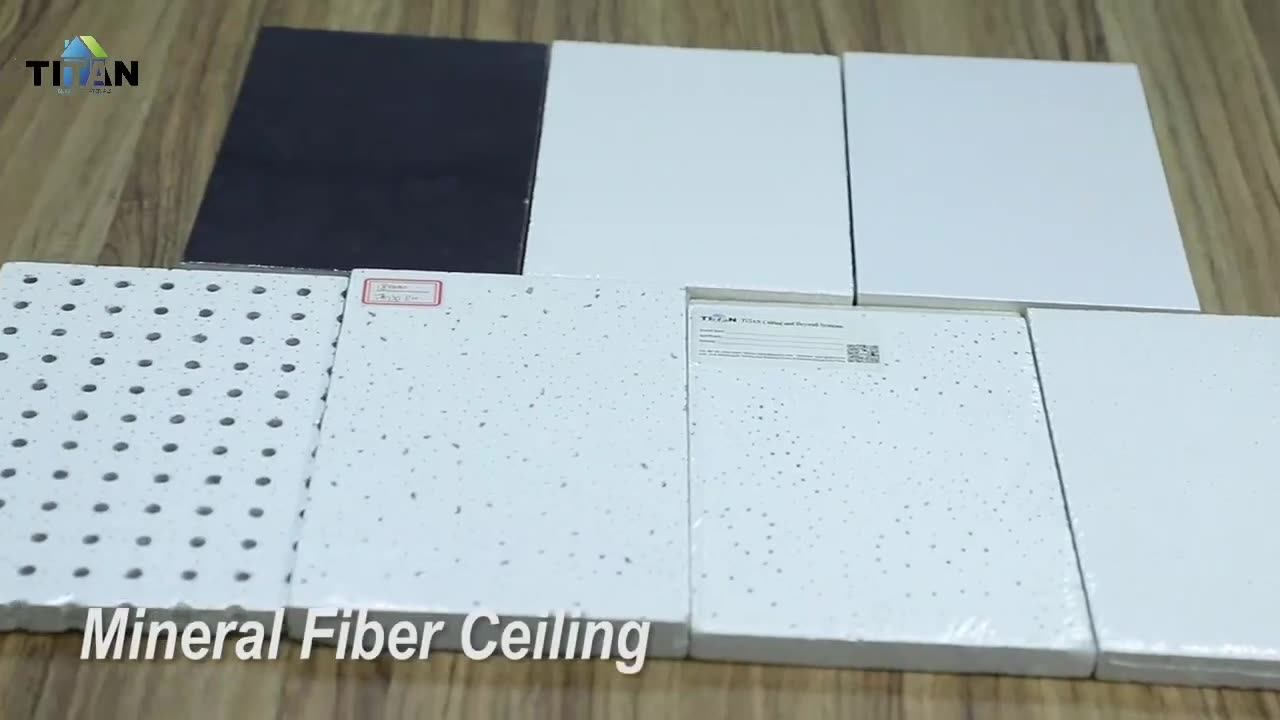 60x120 Tetos Suspended False Ceiling Panels Mineral Wool Acoustic ...