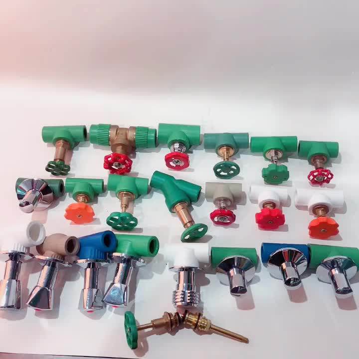 Manufacturer Wholesale Ppr Fittings 20mm-63mm Ppr Double Union Ball ...