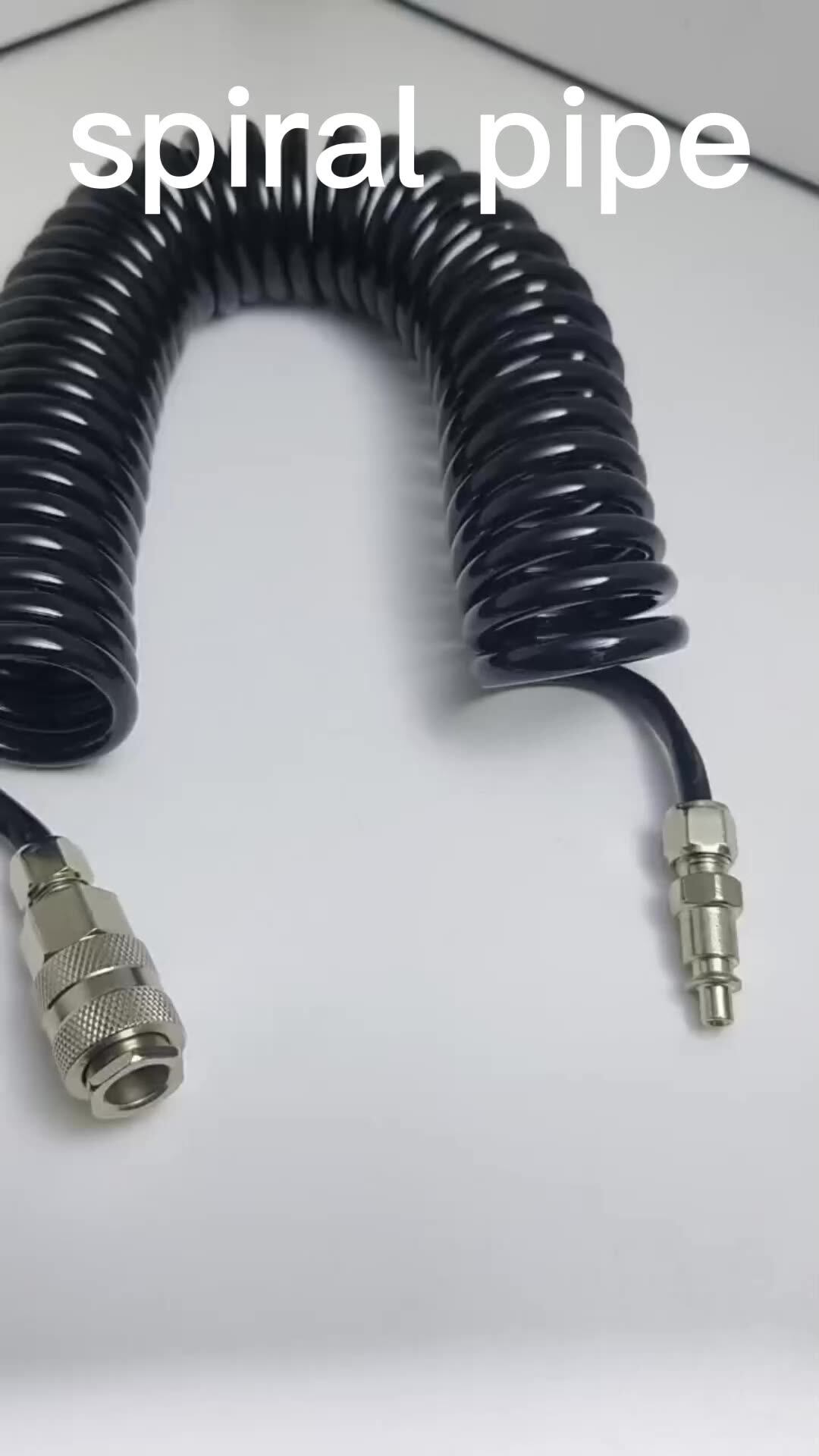 Trailer 28 Turns Coiled Spring Pipe Pa12 Pneumatic Spiral Coil Brake ...