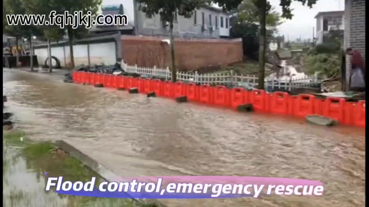 New Design Inflatable Flood Barrier Quick Dam Flood Barrier For Water ...