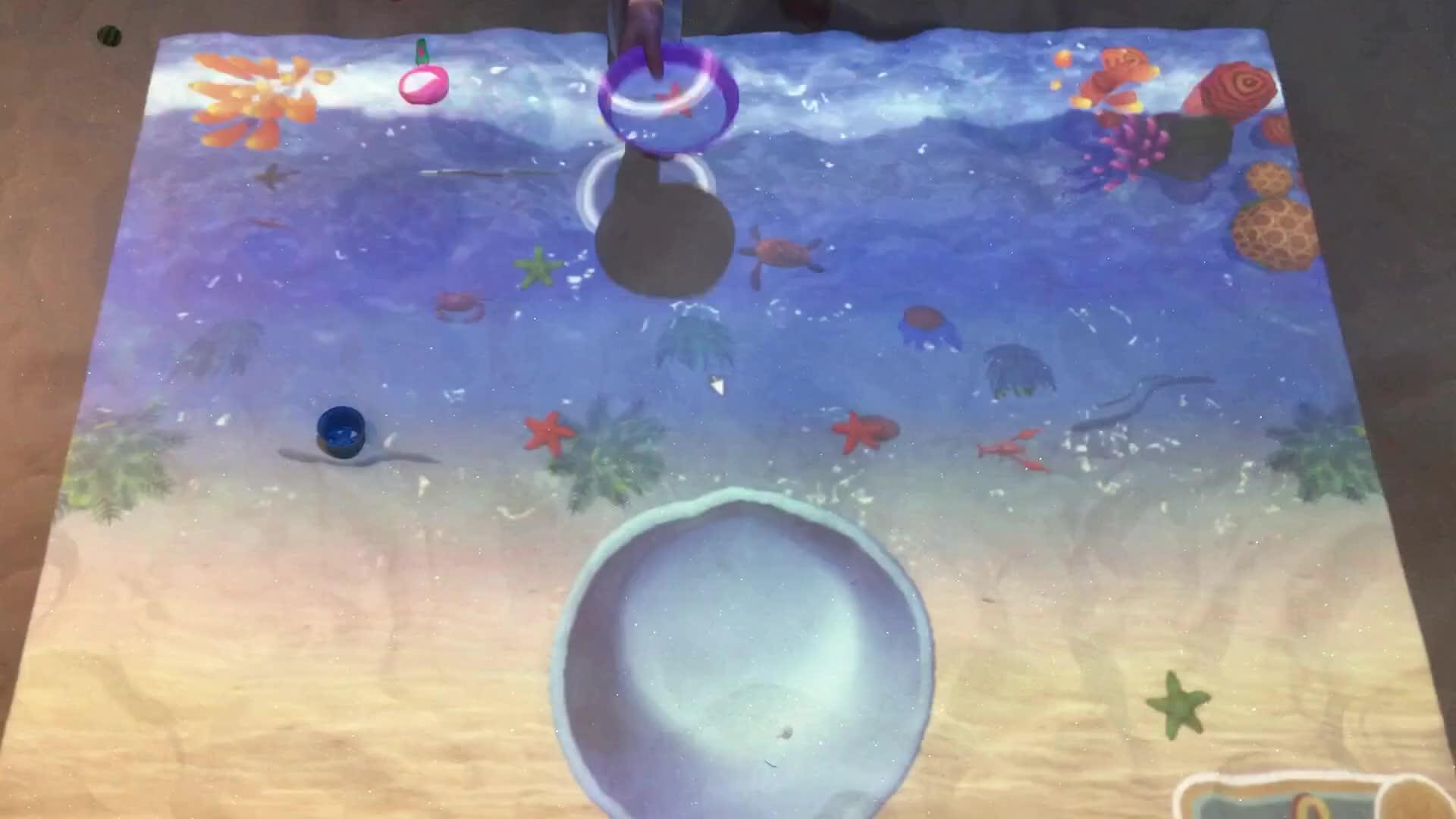 Virtual Vivid Dynamic Playing Interactive Ar Sand Game 3d Wall Infrared ...