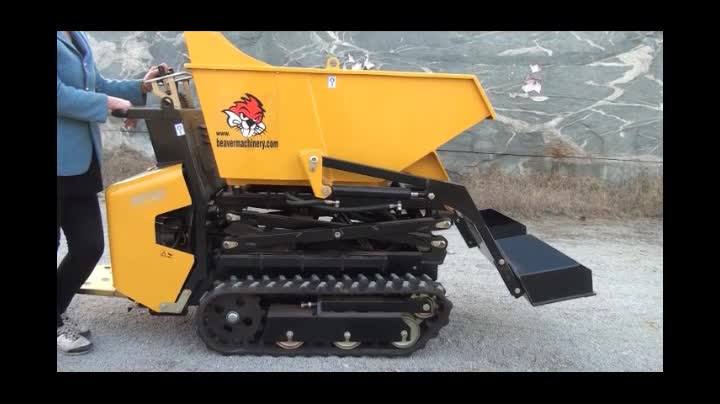 13hp Gasoline Tracked Power Barrow/self-loading Mini Dumper Mmt60 Mini ...