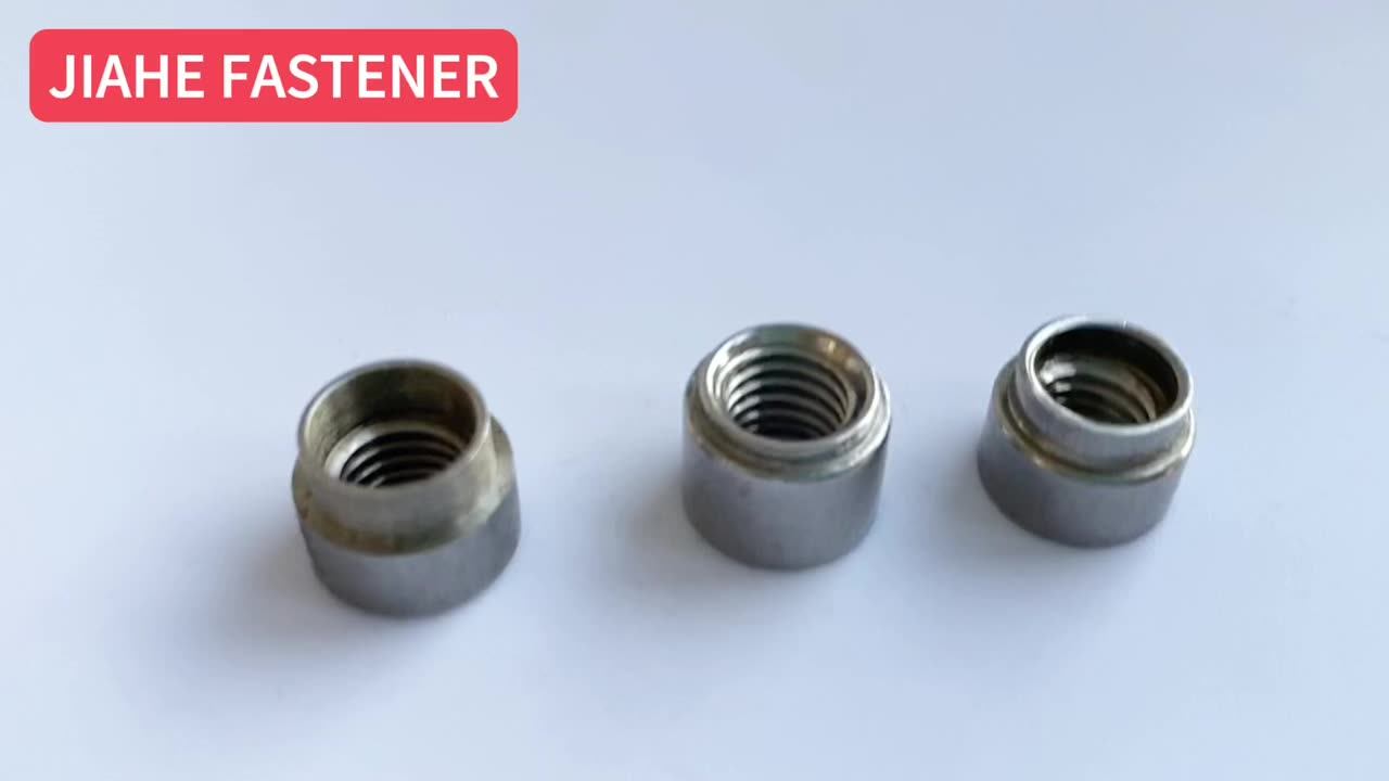 Threaded Half Coupling Weld Nut Furniture Round Step Bushing Shoulder ...