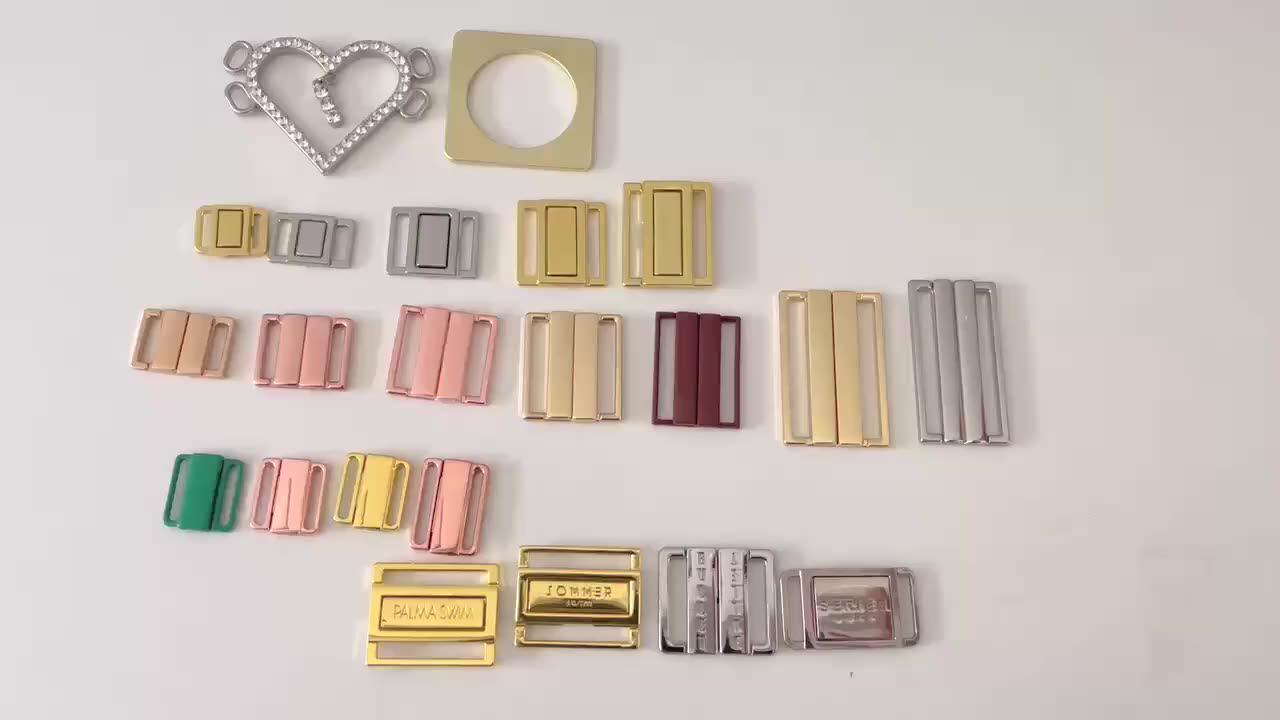 Rustproof Metal Bra Accessories Swimwear Front Closure Clasp - Buy ...