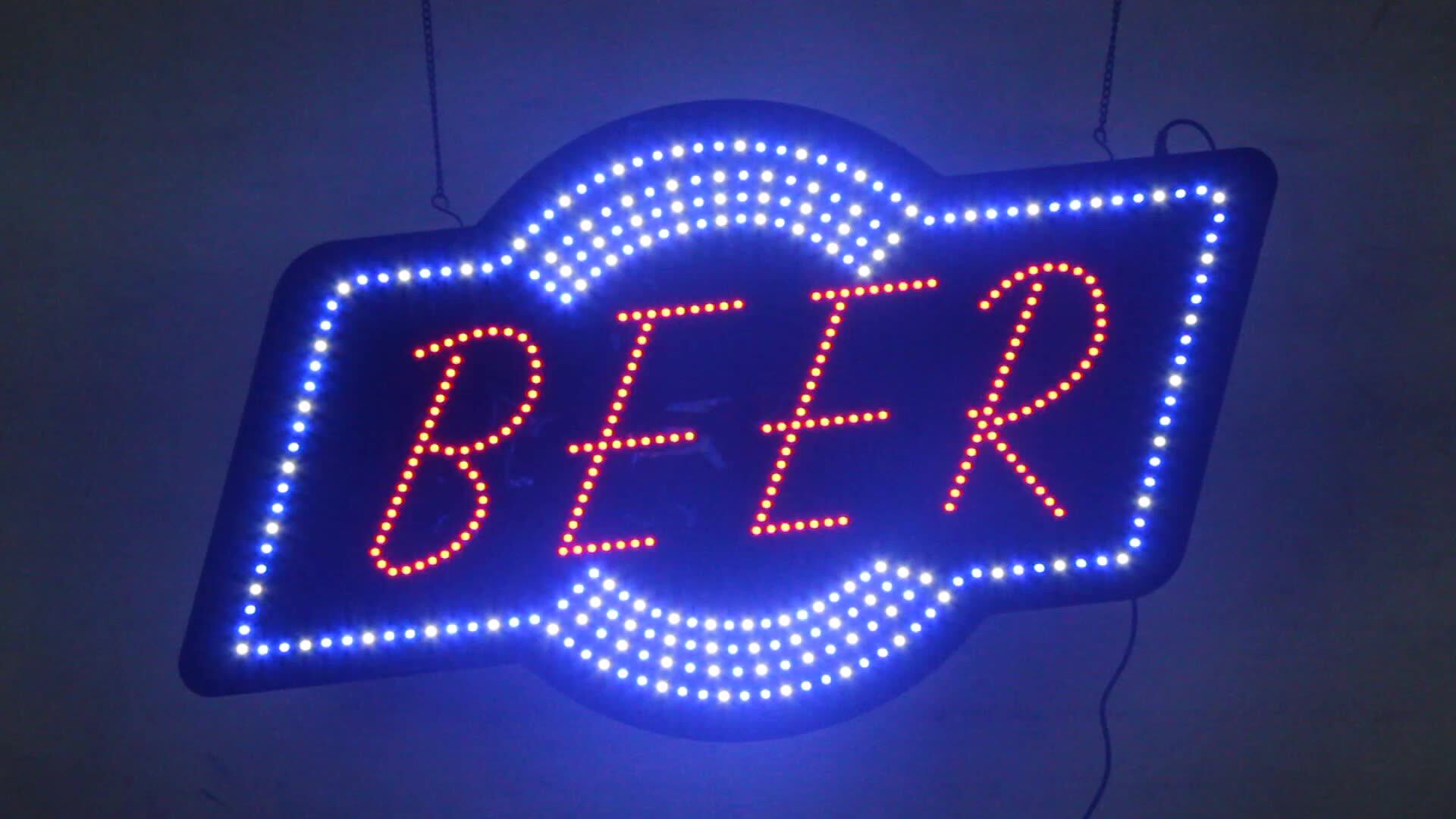 Factory Direct 18*30 Inch Led Beer Open Sign Bar Bar Led Indoor ...