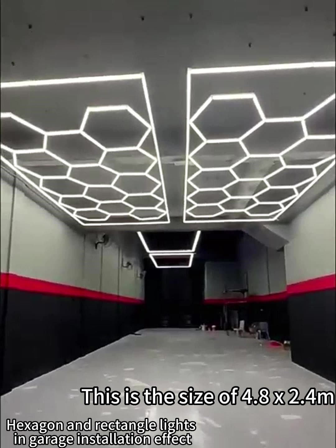 110v Led Honeycomb Light Deformable Hanging Modular Detailing Lamp ...