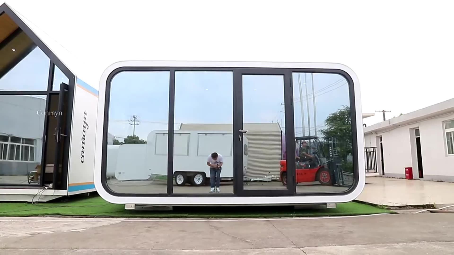 Luxury Container House Movable Hotel Portable Meeting Room Office ...