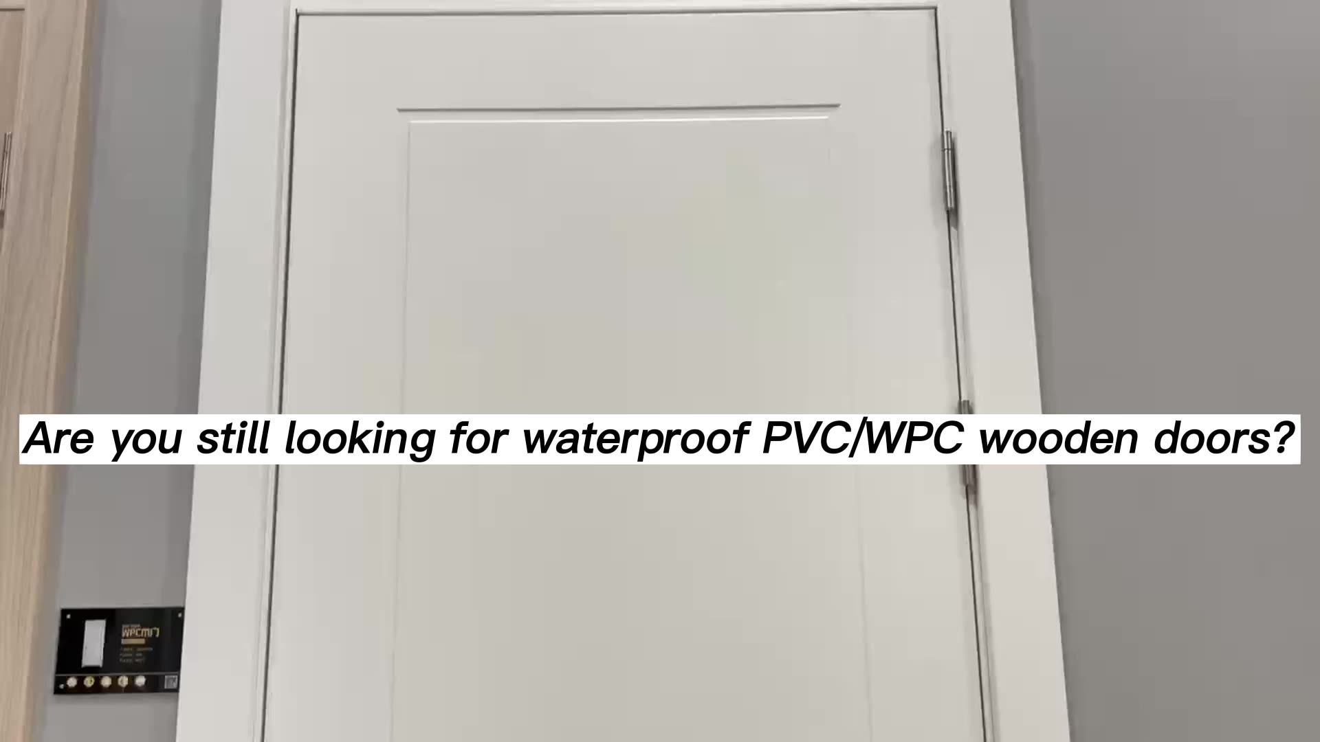 Engineering Pvc Wpc Wooden Doors Waterproof Others Bathroom Pvc Doors ...