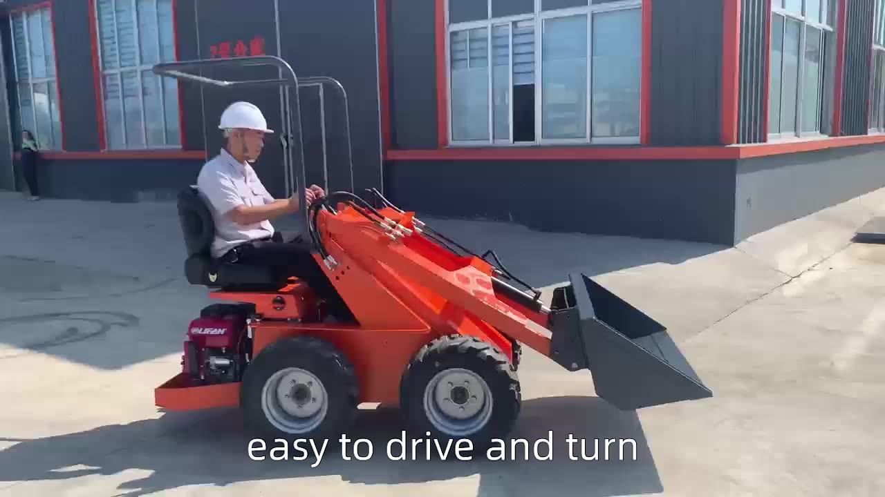 Rima Wheel Track Mini Loader Skid Steer Loading Mini Construction ...
