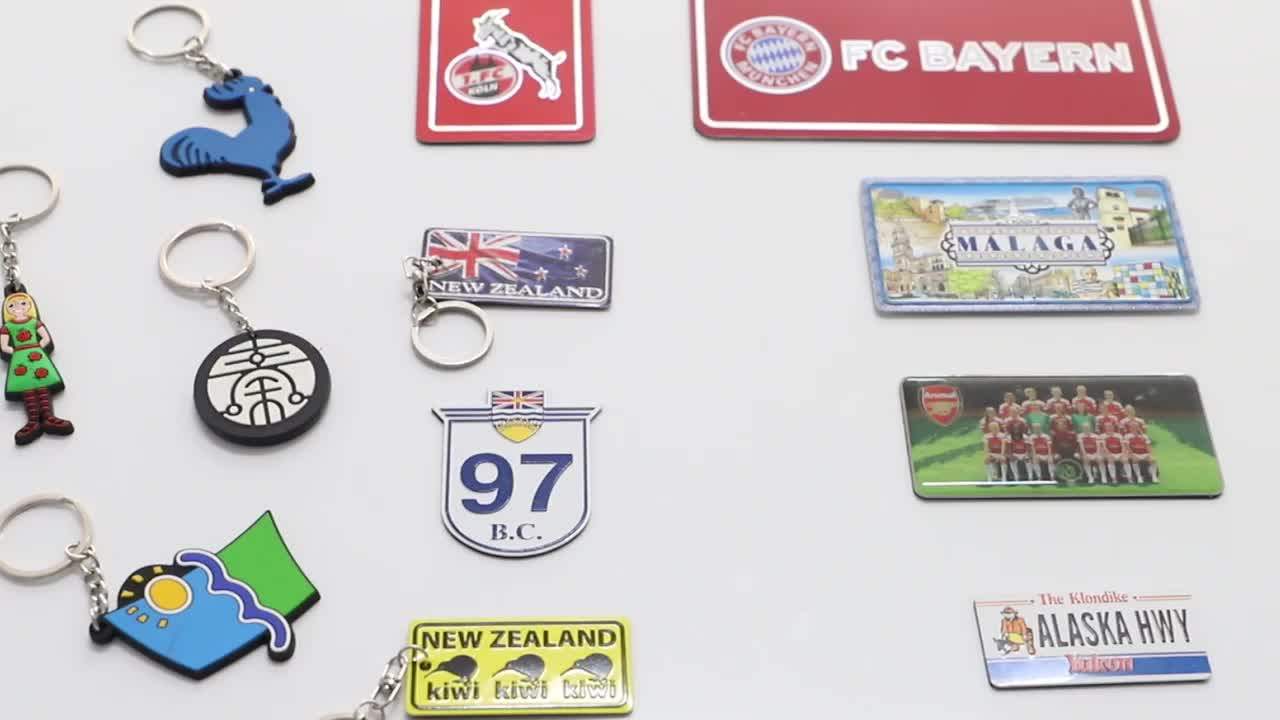 Custom Design Personalized Aluminum Embossed Fridge Magnet Refrigerator ...