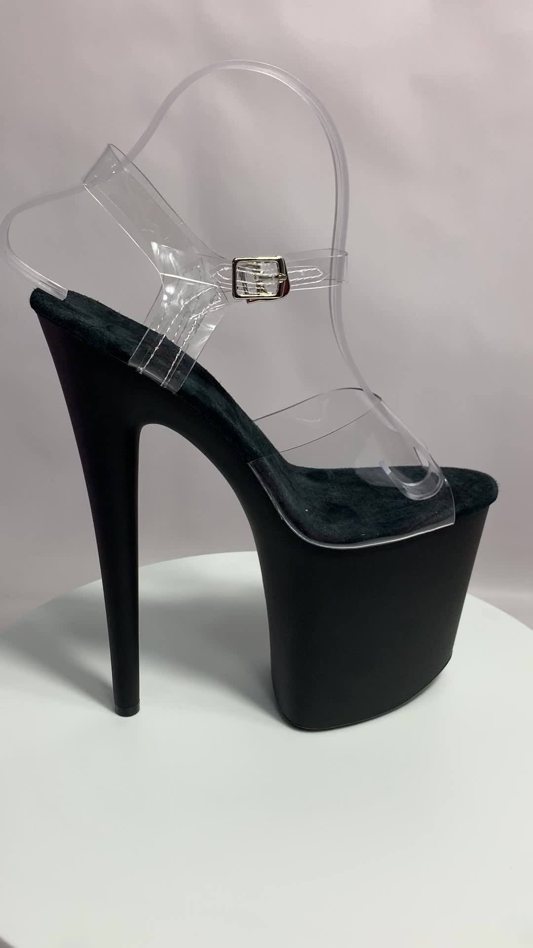 Rncksi 23cm 9-inch Super High Heel Sky High Thin Heel Waterproof ...