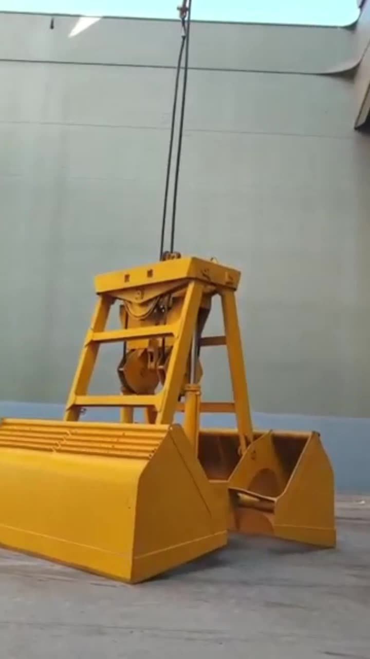 Wire Rope Safety Rope Grab Hydraulic Grab Cylinder Four Rope Clam Shell ...