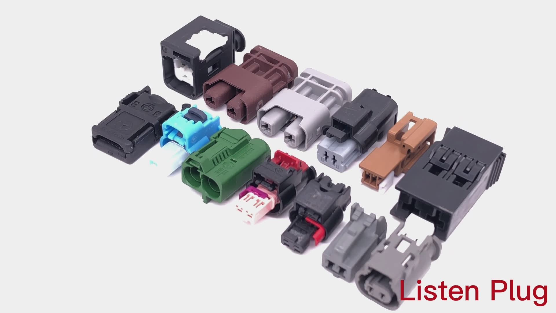 0125450428 2针奔驰黑色母插头电动冷却散热器风扇连接器传感器-阿里巴巴