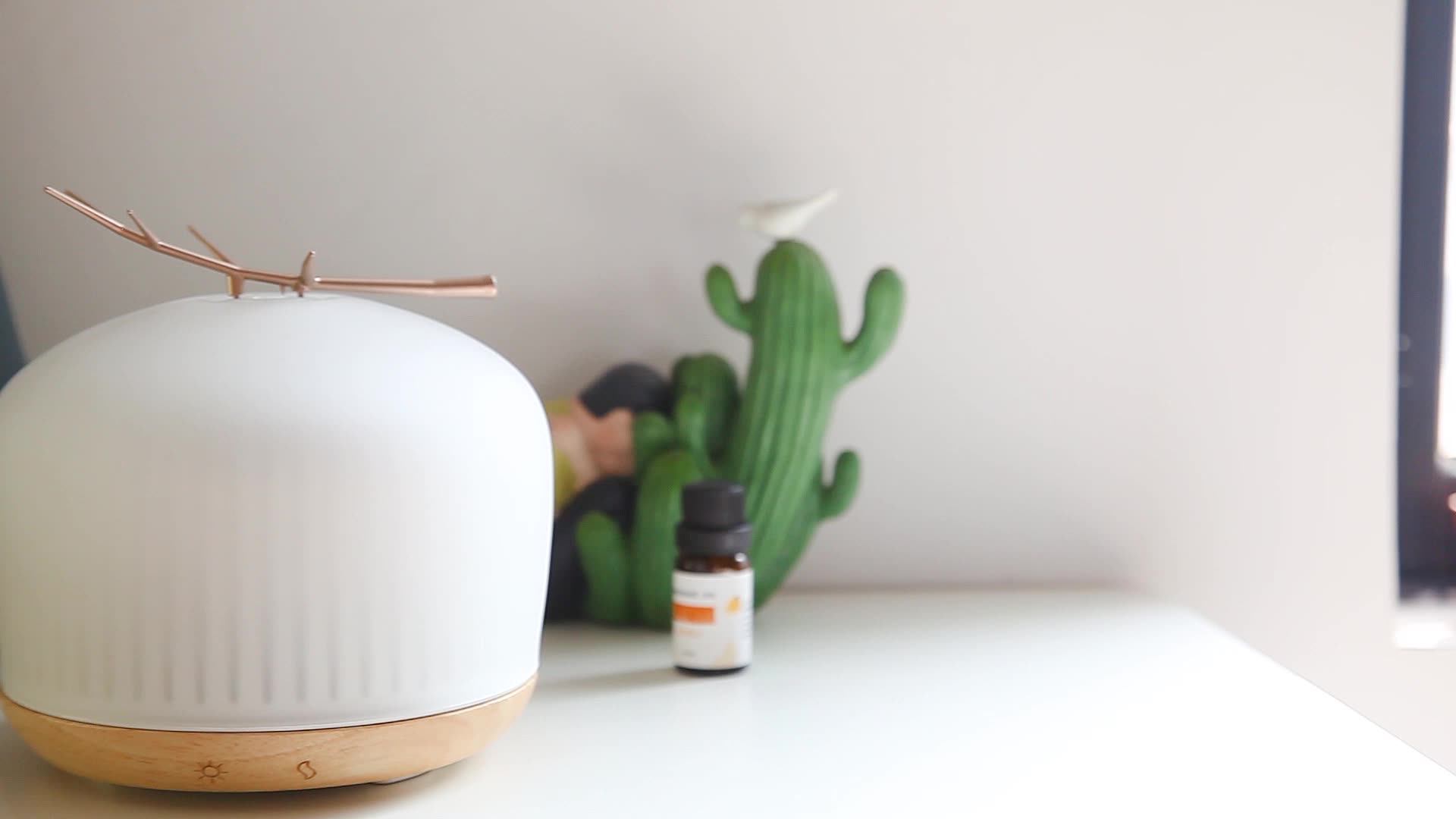 Amaz 230ml Home Nebulizer Air Essential Oil Aroma Diffuser Glass Dome ...