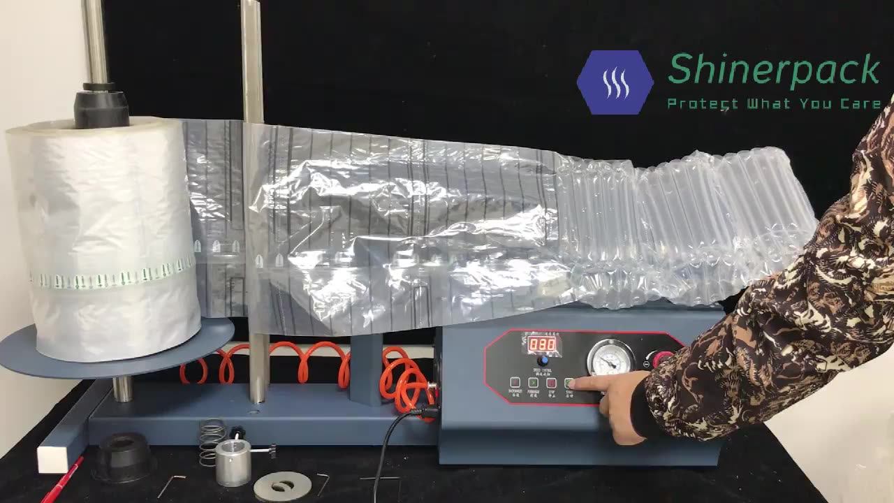 Air Column Cushion Bag Making Machine For Air Column Bag Packaging ...