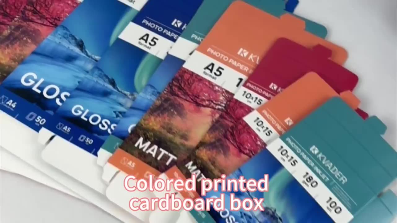 Custom Foldable Kraft Paper Cardboard Box Trading Card Storage Box ...