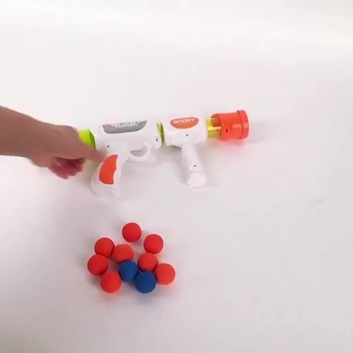 Outdoor Kids Play Rubber Balls Set Soft Bullet Gun Toy - Buy Soft ...