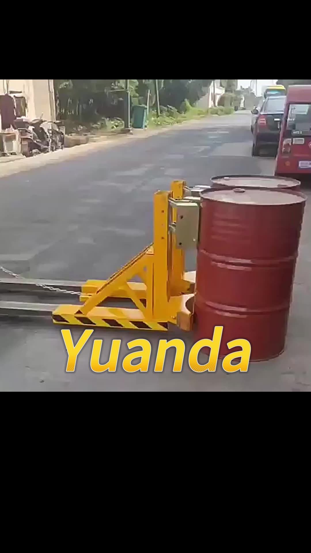 Drum Transporter Electric Forklift Clamps Forklift With Rotating ...