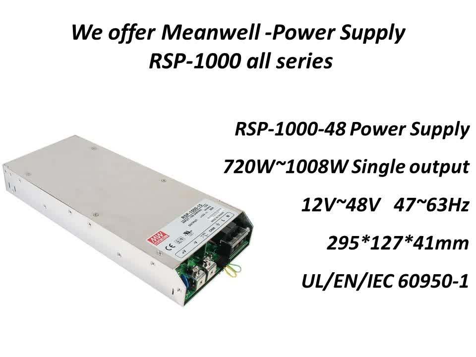 Meanwell Rsp 1000 48 12v 48v Power Supply For Machine Control Rsp 1000w ...