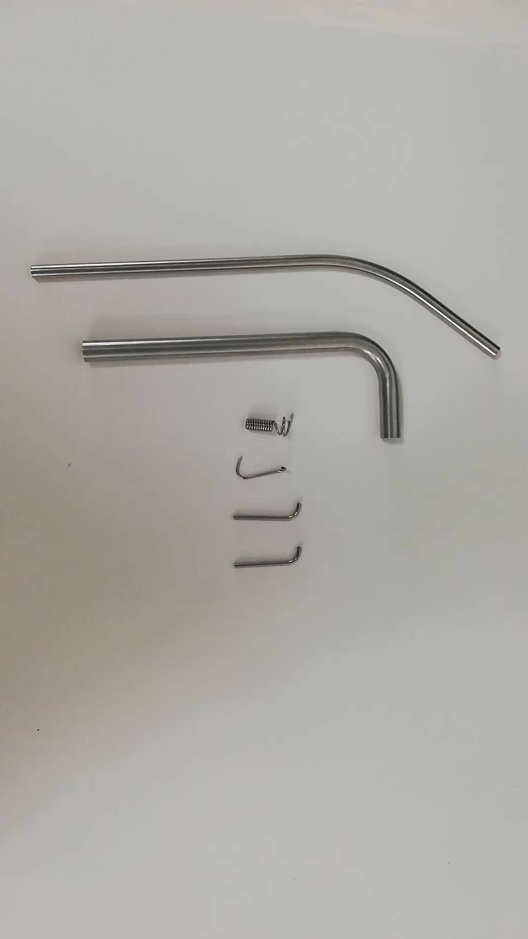 Customized Solid Stainless Steel Spring Needles With Three Bevel End ...