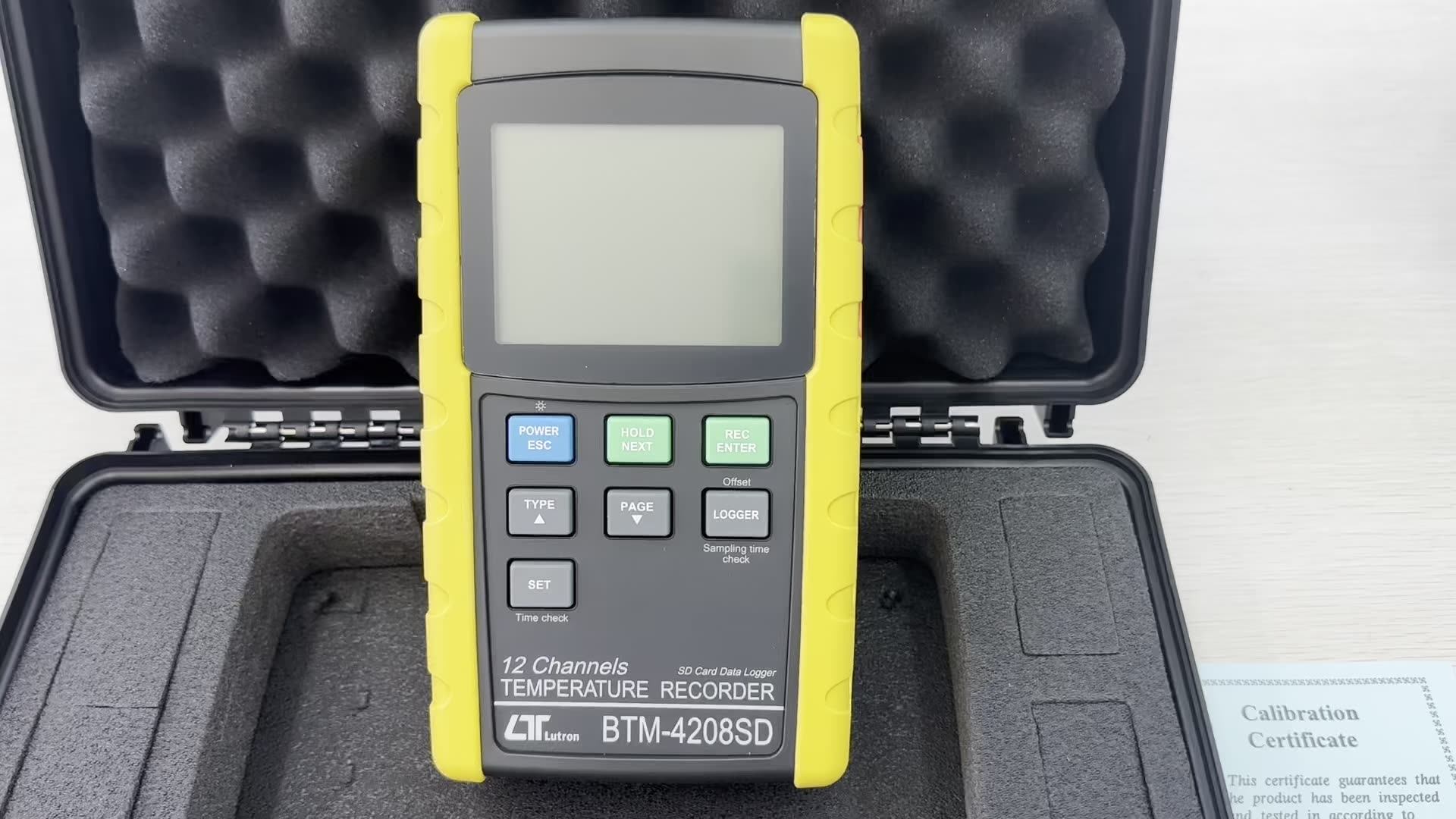 Tecpel 12 Channel Thermocouple Thermometer Data Logger Recorder Lutron ...