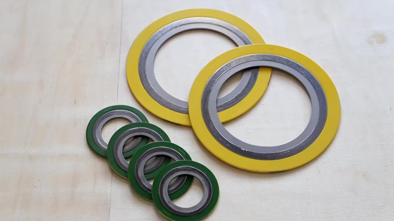 Asme B16.20 Ptfe Spiral Wound Gasket For Exhaust And Heat Exchanger ...