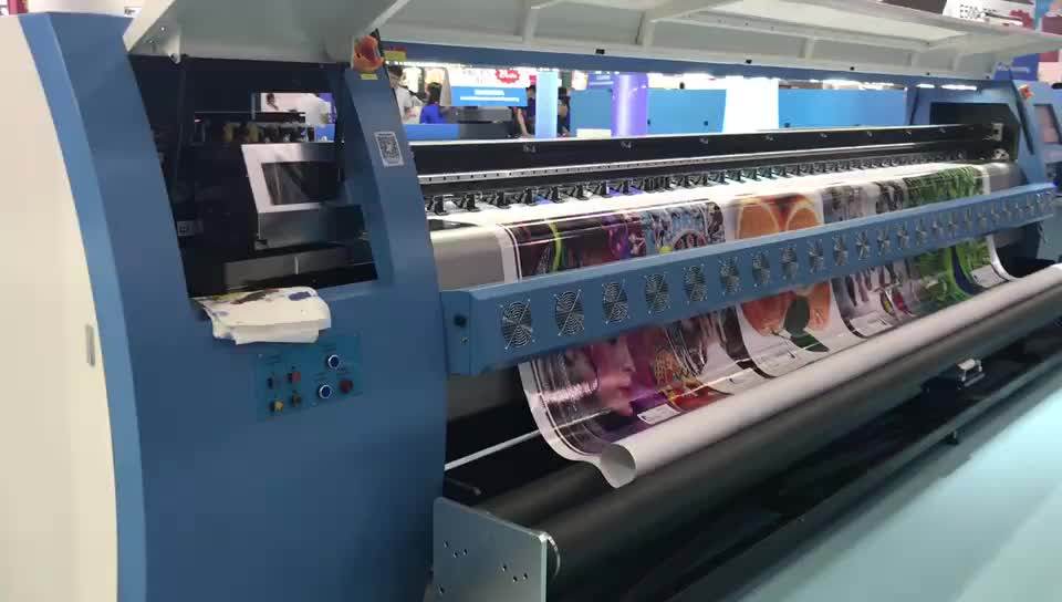 5m Konica 512i Large Format Solvent Printer Outdoor Advertisement Flex ...