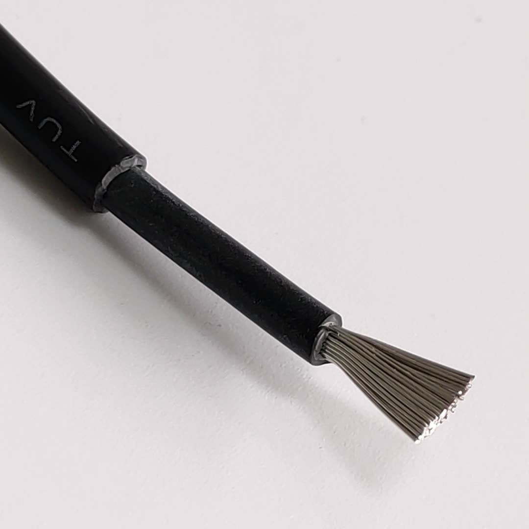 TUV认证光伏电缆H1Z2Z2-K 1*4mm'双层护套电缆低烟无卤连接线-阿里巴巴