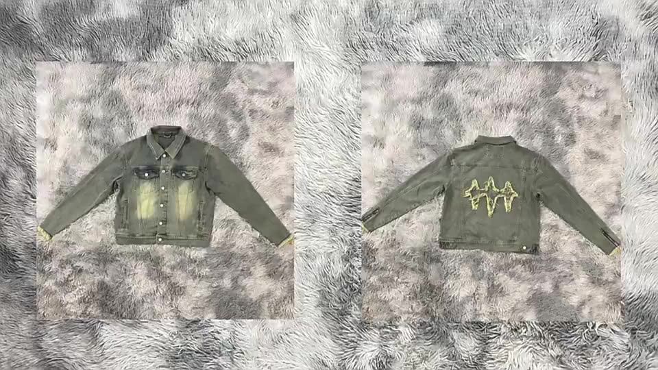 Denimguy Two Piece Custom Jeans Suit Ensemble Jeans Washed Printing ...