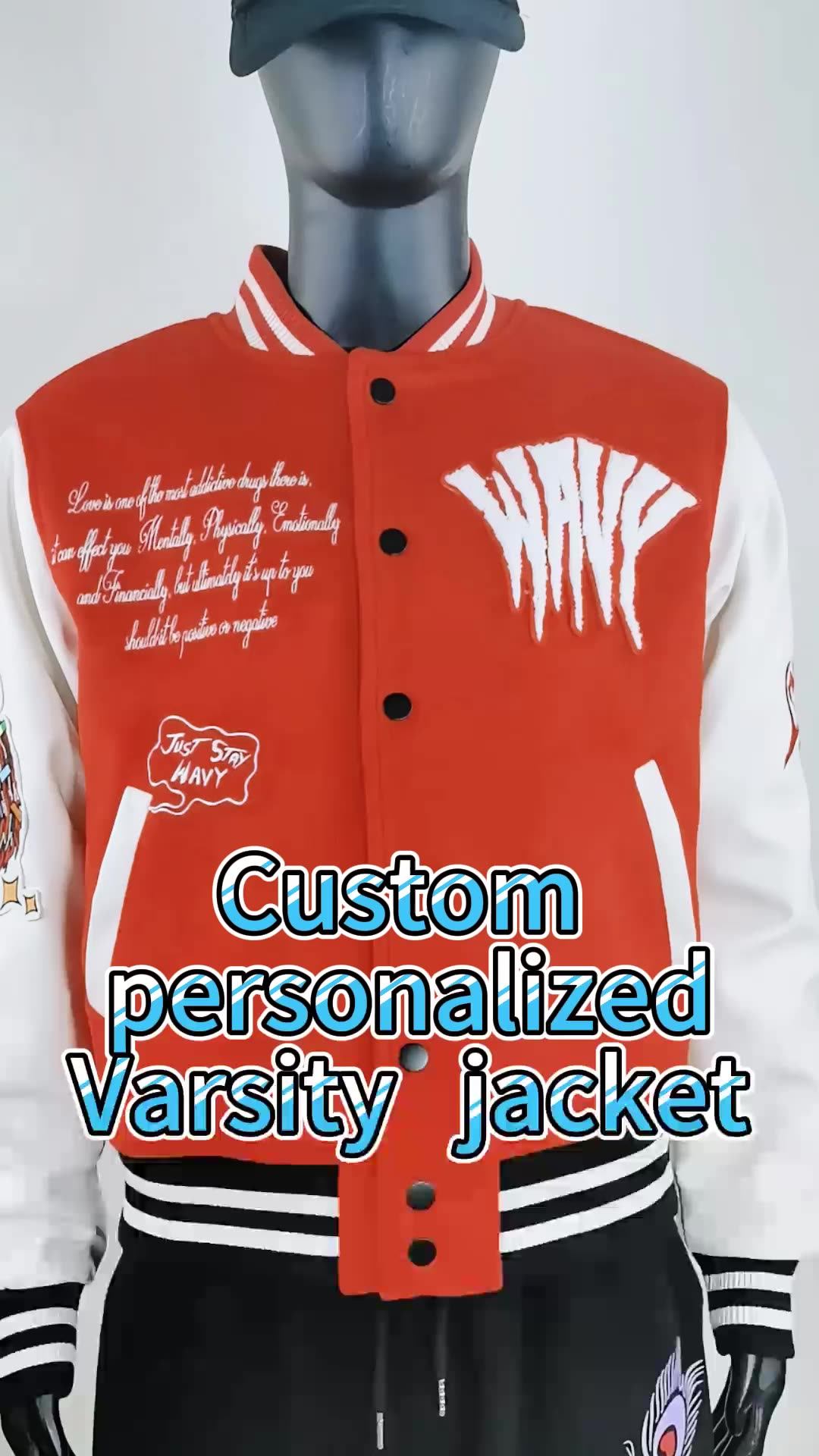 Oem Custom Winter Vintage School College Men's Varisty Jackets Coat ...
