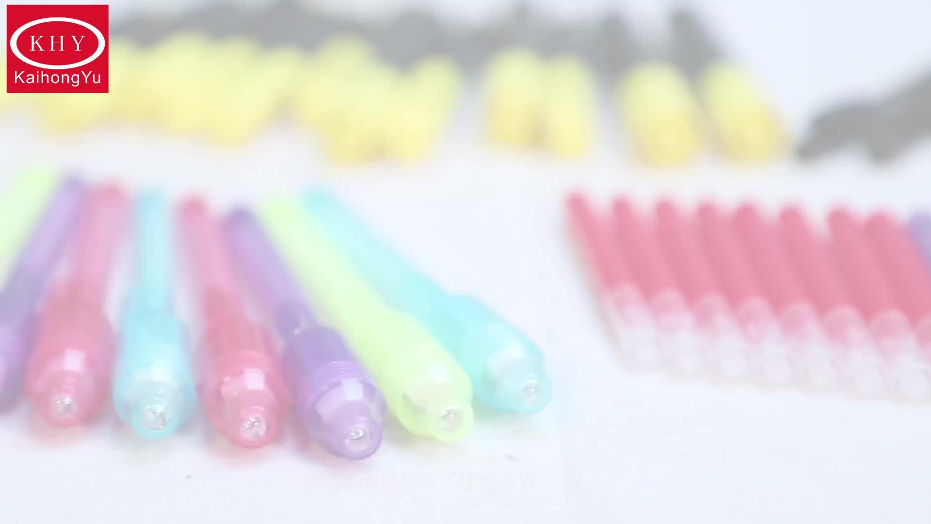 Magic Led Pens Invisible Ink Marker Secret Spy Message With Uv Light ...