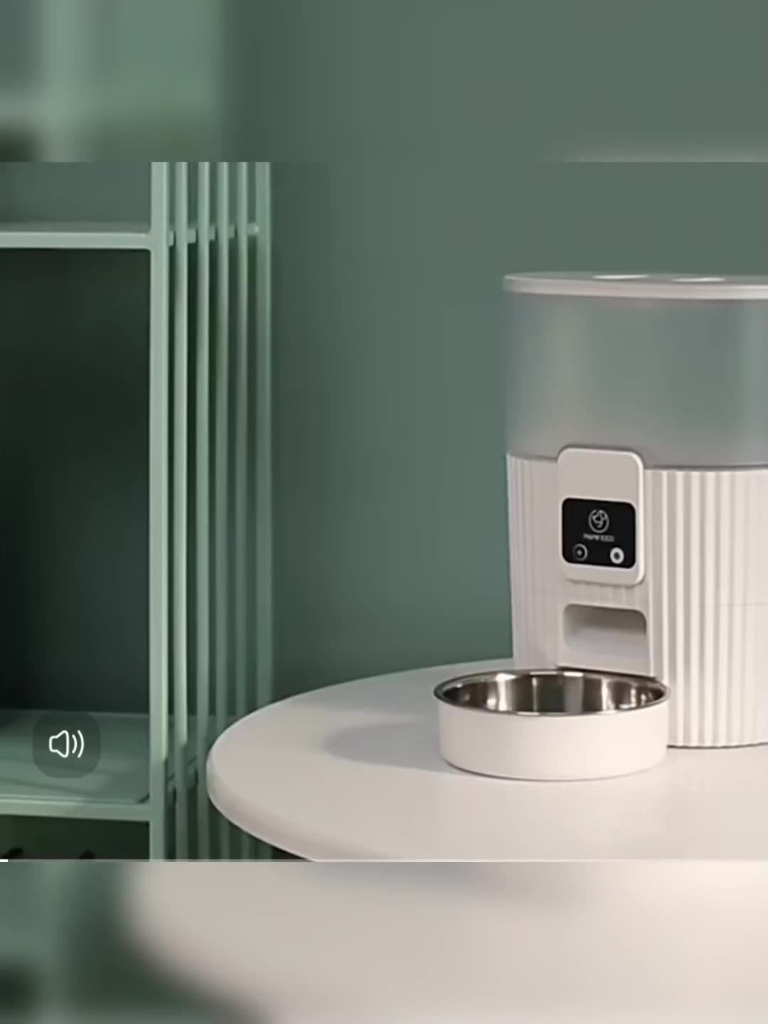 3l Automatic Cat Food Dispenser Dry Food Pet Feeder Timer Stainless ...