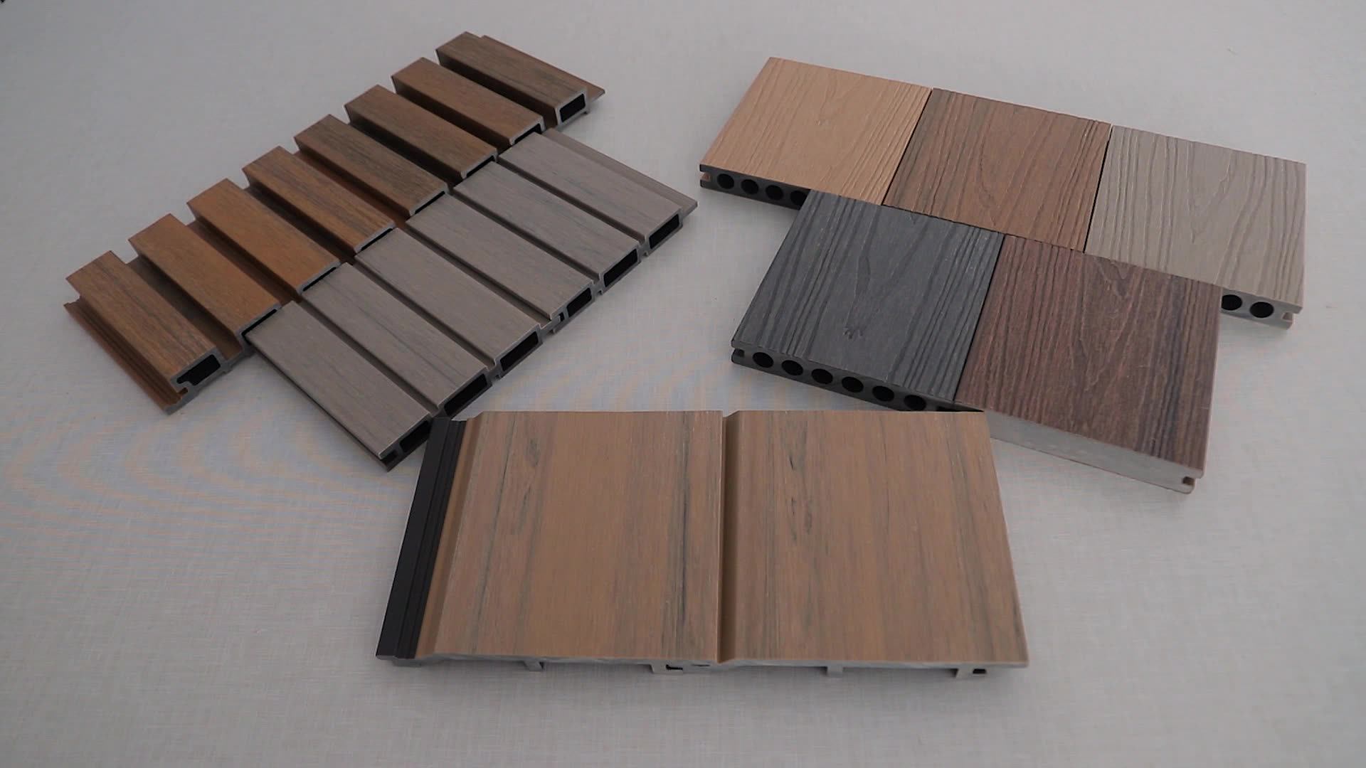 Co-extrusion Wpc Wall Cladding Panel Cladding Wpc High Quality Embossed ...